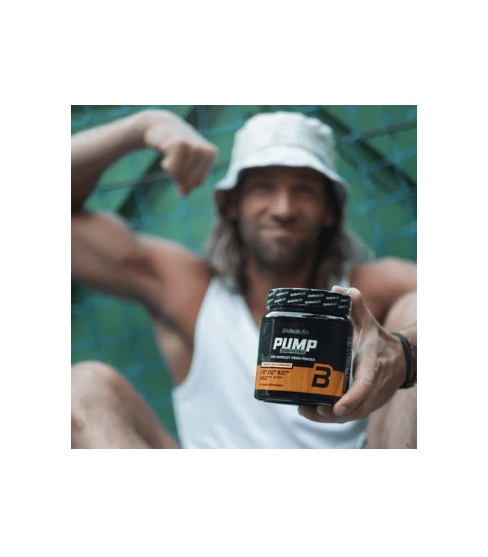 "PUMP" PRE-ENTRENO SIN CAFEINA Biotech Usa
