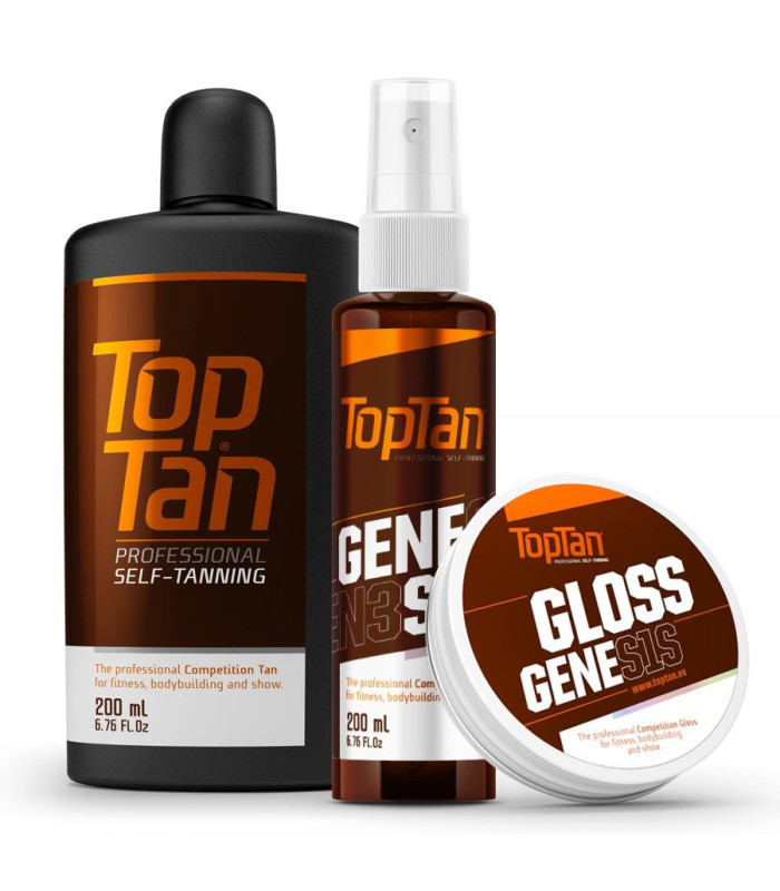 Bronceado de competición con TopTan y Glossy